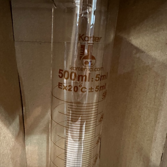 Karter Scientific | Other | 50 Ml Graduated Cylinder Borosilicate 33 ...